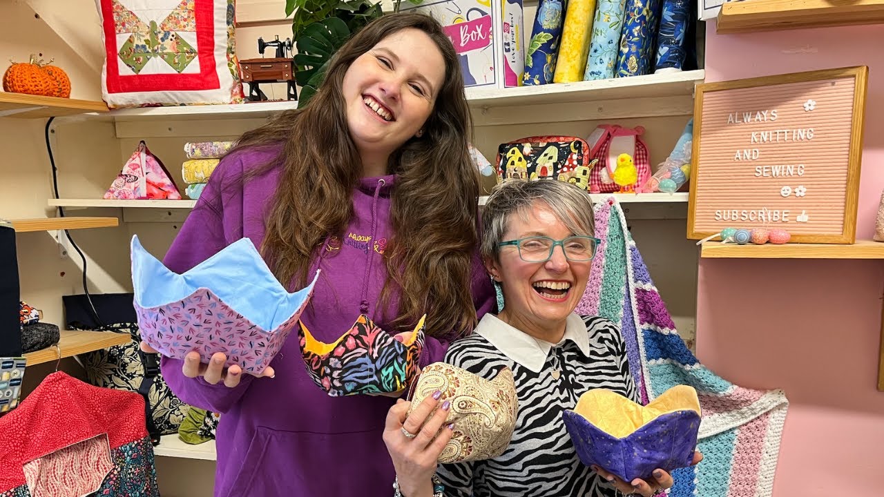 LIVE Sew Along 🧵 Learn How To Make A Bowl Cosy With Amanda & Chloe ...