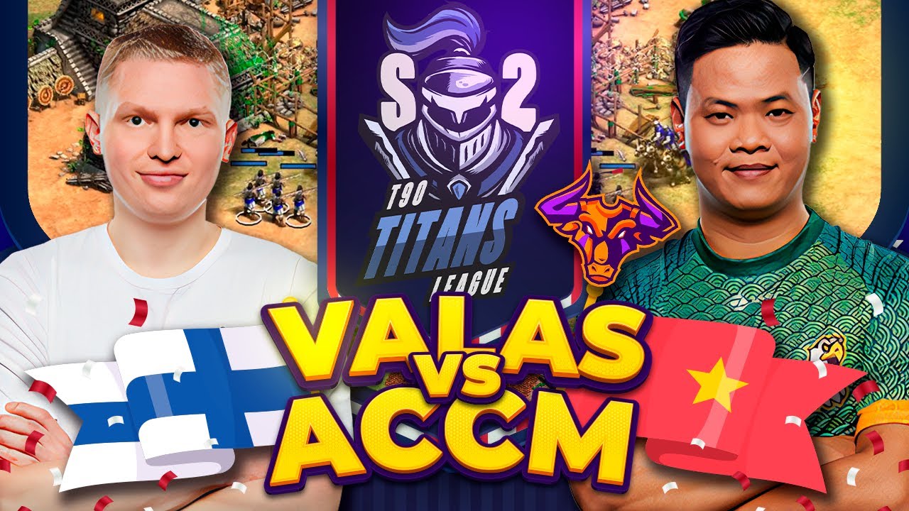 VALAS vs ACCM - on total domination mode activated TITANS LEAGUE # ...