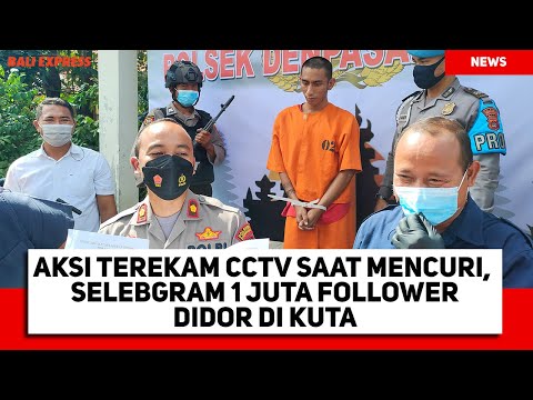 Aksi Bugil Terekam CCTV saat Mencuri, Selebgram 1 Juta Follower Didor di Kuta