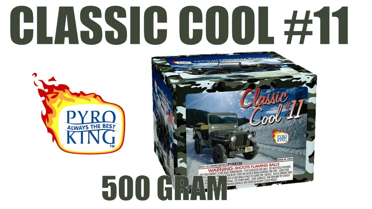Pyro King Fireworks - Classic Cool #11 500G - YouTube
