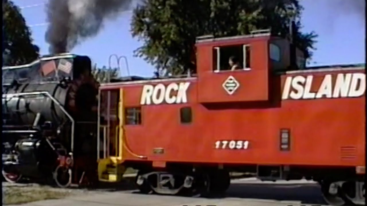 1995_10_01 BSVY Boone IA Steam JS8419 2-8-2 - YouTube