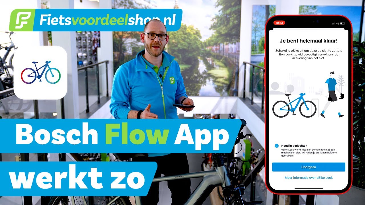 Maak je e-bike Smart met de Bosch Flow App - Zo werkt het - YouTube