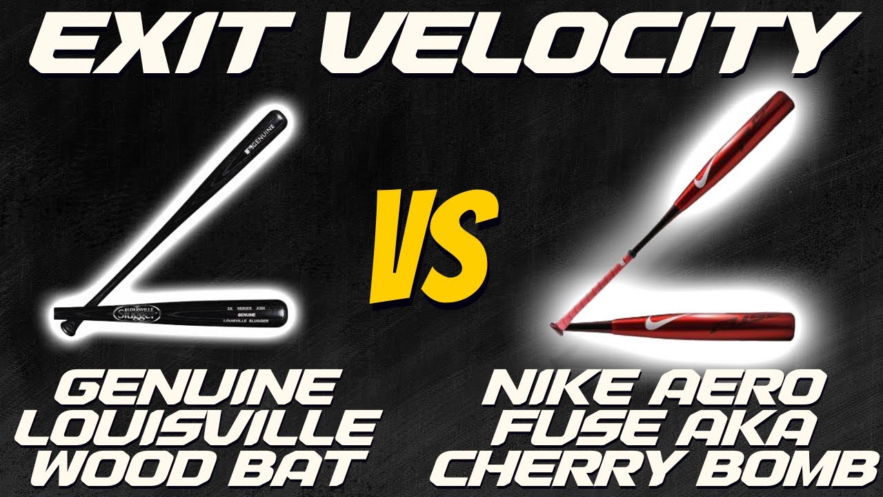 WOOD BAT VS BBCOR NIKE AERO FUSE "CHERRY BOMB" - YouTube