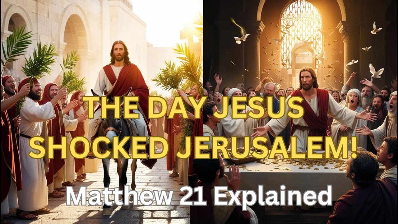 Jesus Enters Jerusalem, Cleanses the Temple & Confronts Hypocrisy ...