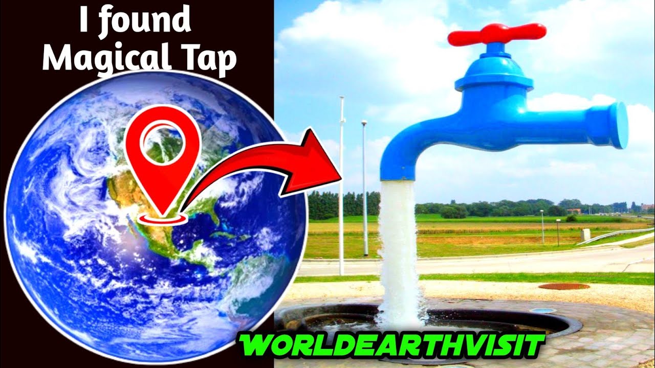 I found giant magic floating tap in real life on google maps and google ...