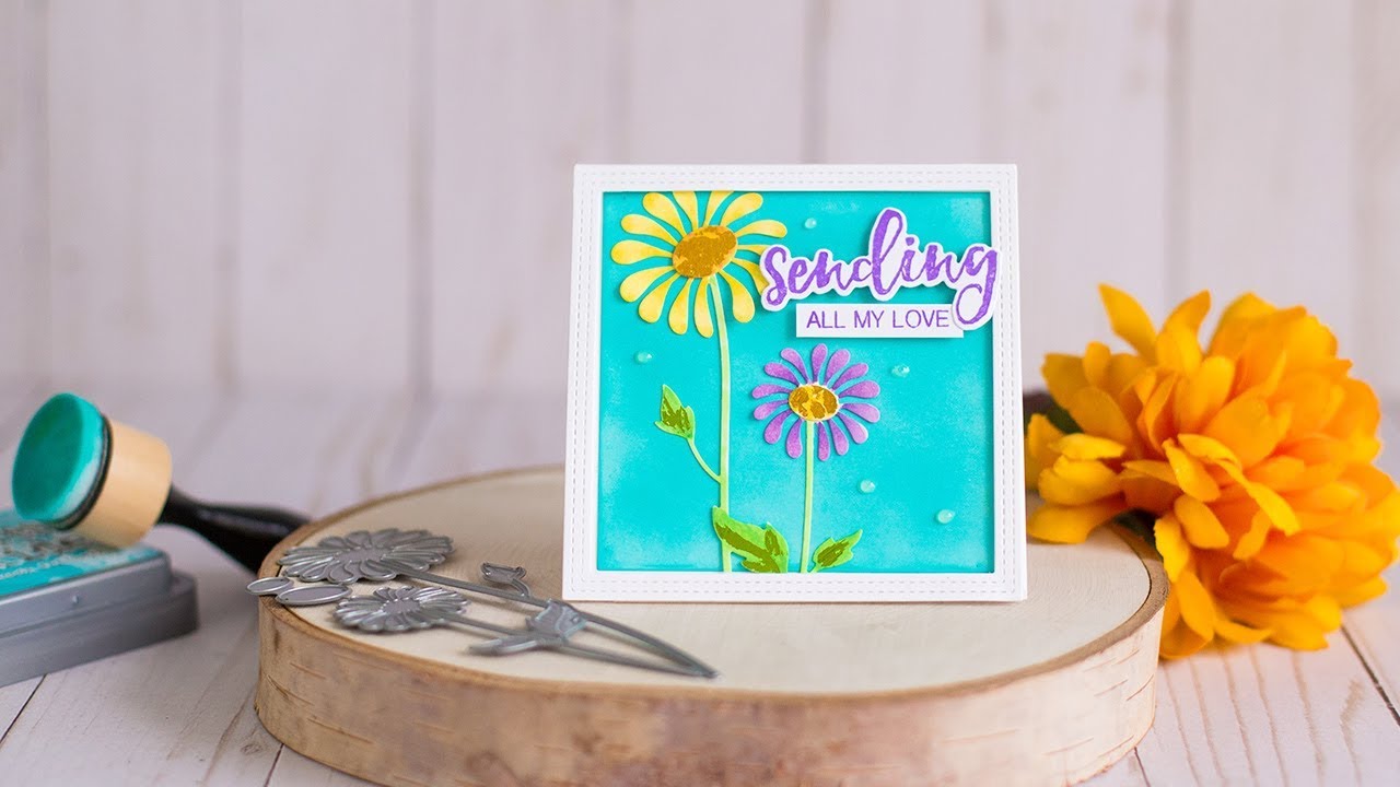 Colored and Foiled Die Cuts - YouTube