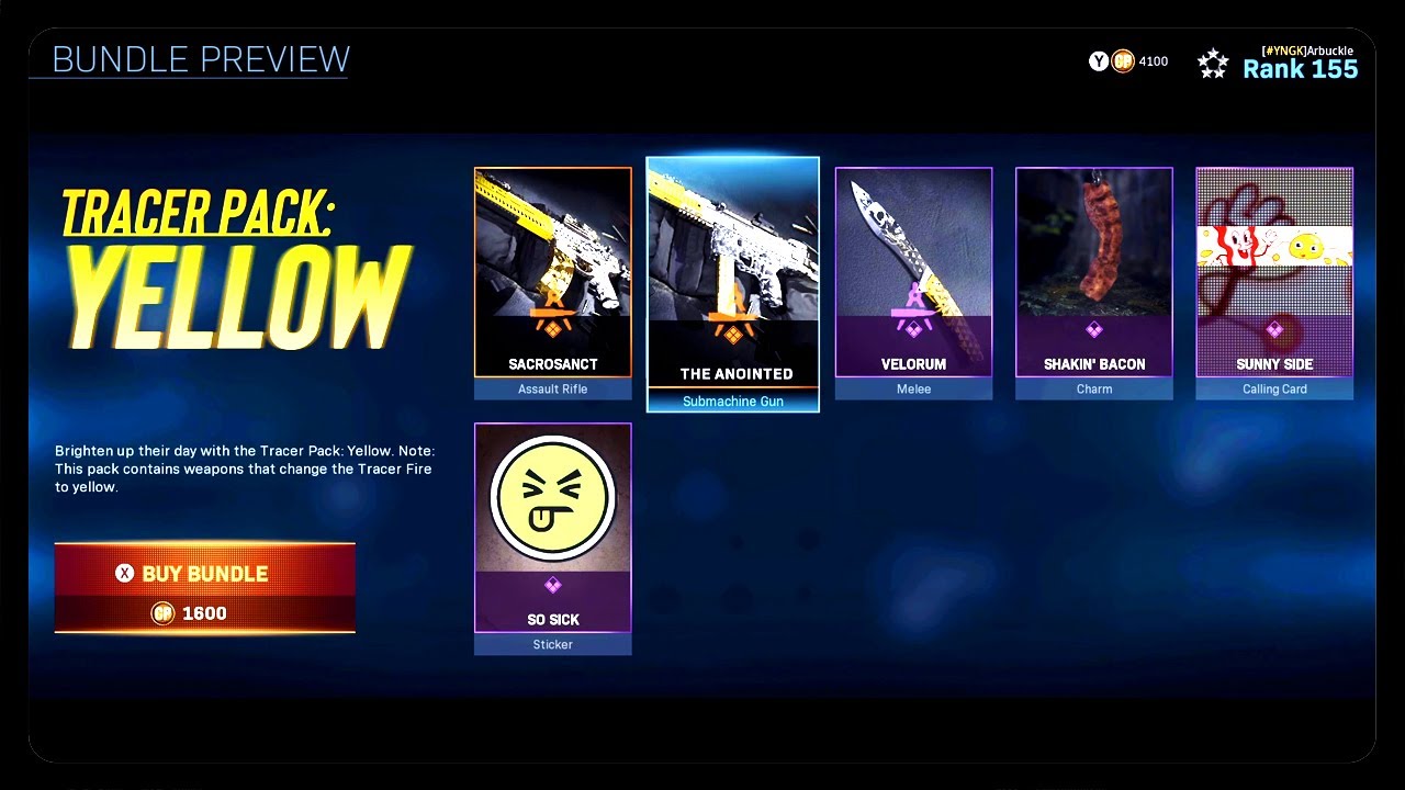 NEW "TRACER PACK YELLOW" BUNDLE WITH NEW BLUEPRINTS! NEW BUNDLE FULL ...