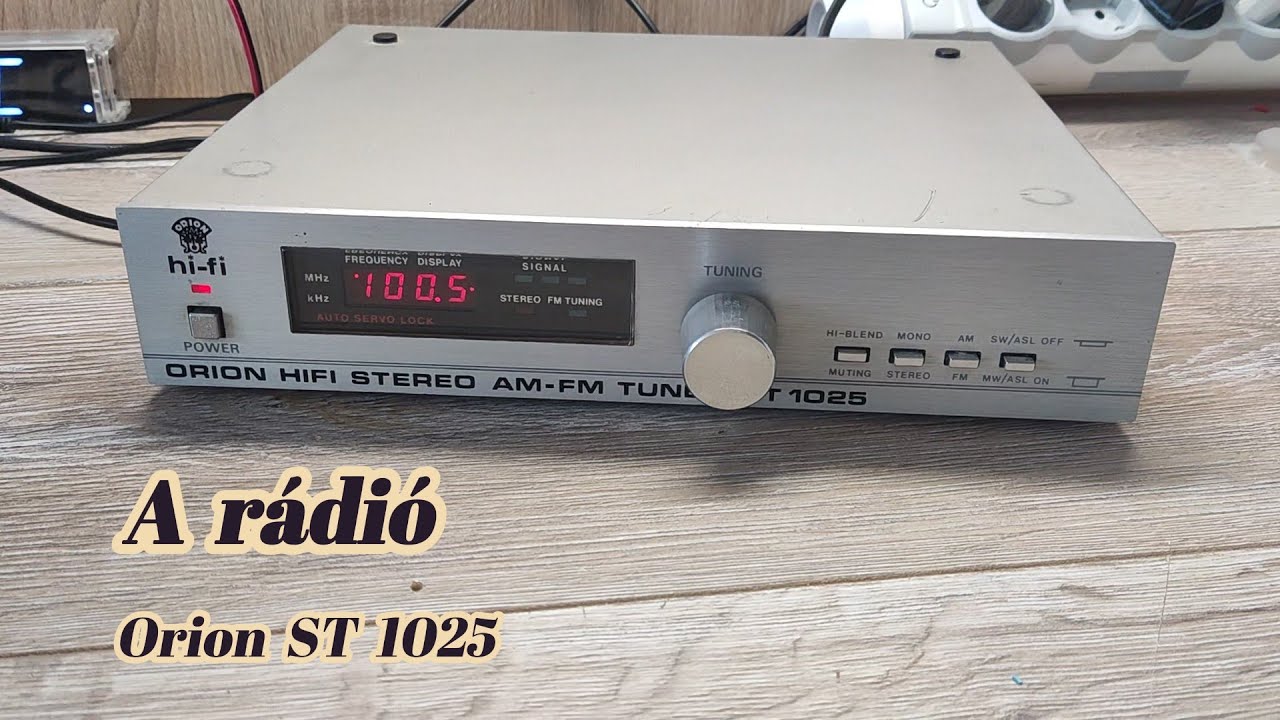 Orion Hi-Fi karbantartás. A rádió (Orion ST 1025) - YouTube