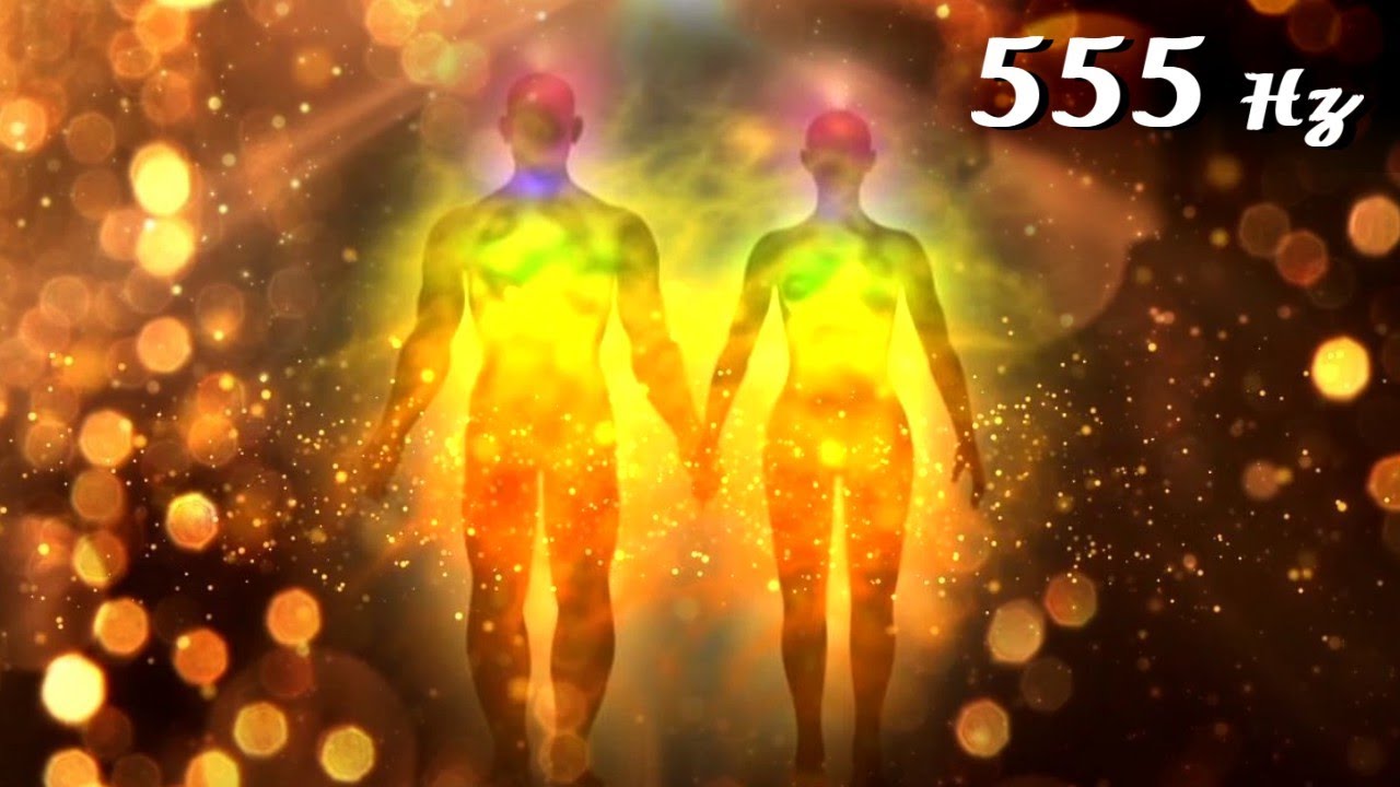 555 Hz Frecuencia Pura Aura Dorada, Sanación Cambio Positivo Limpiar el Aura Atraer Energía ...