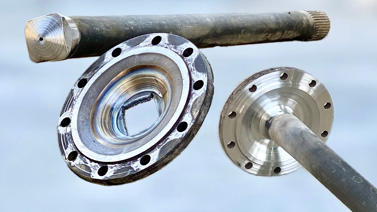 Unexpected Solution to Fix a Truck’s Broken Rear Wheel Axle! - YouTube