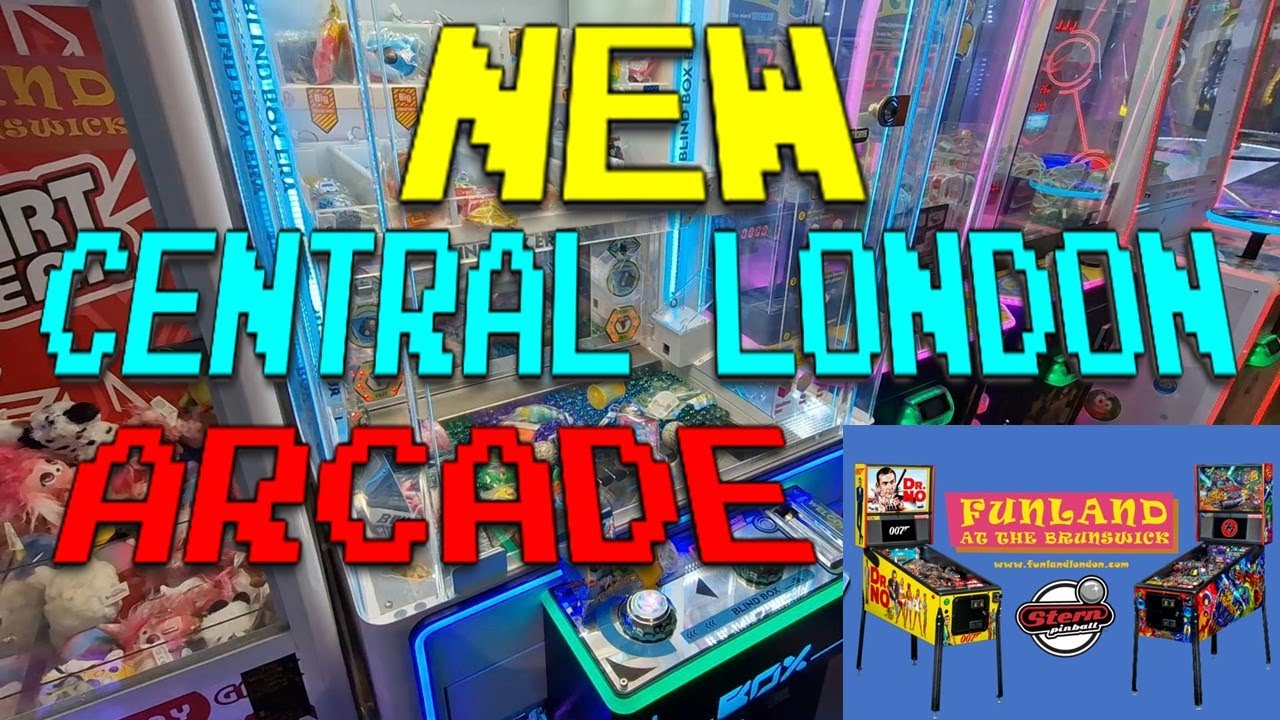 Funland Arcade in The Brunswick Centre London! - YouTube