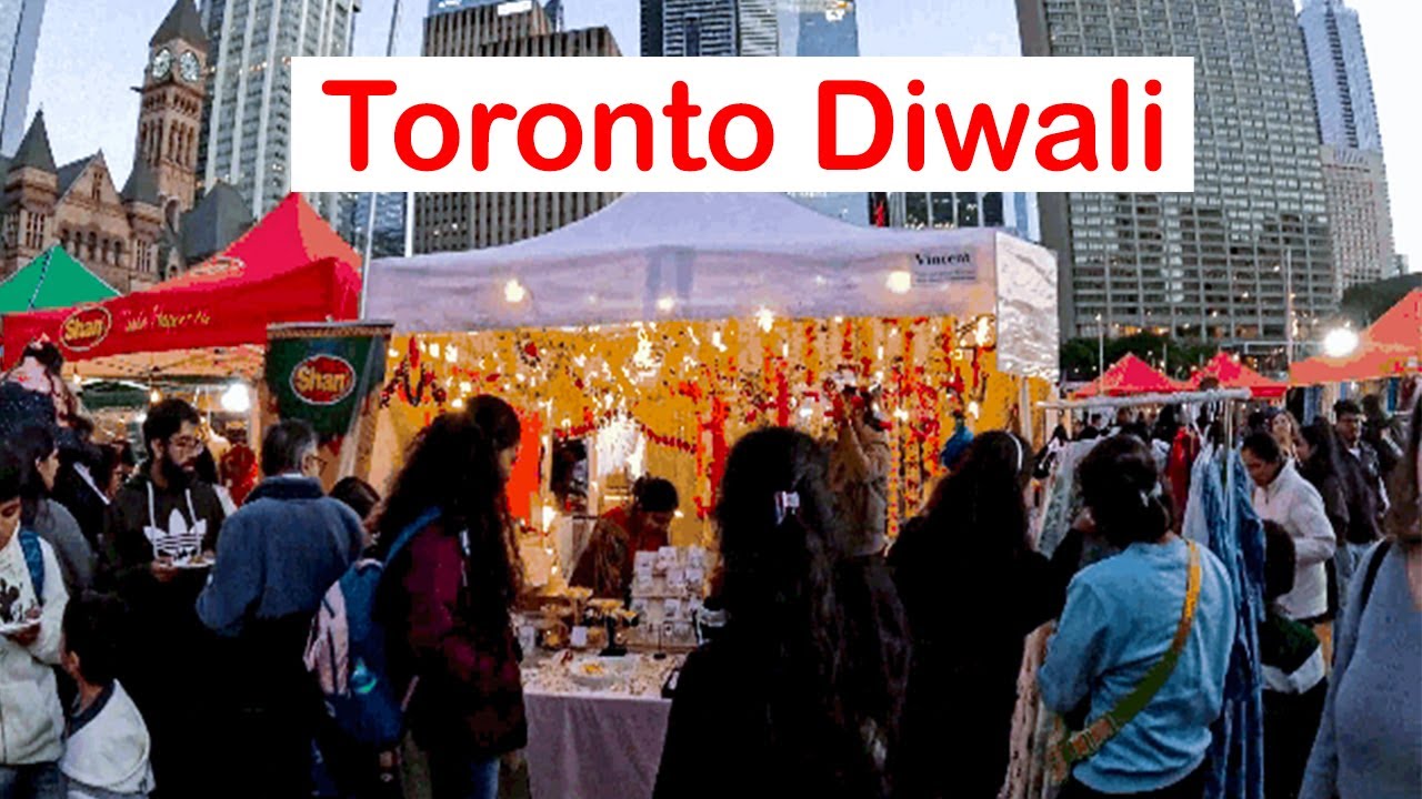 Diwali | FESTIVAL of lights | TORONTO | Indian Festival - YouTube