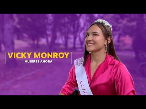 Mujeres Ahora entrevista para Caracol | Vicky Monroy | Miss Wheelchair ...