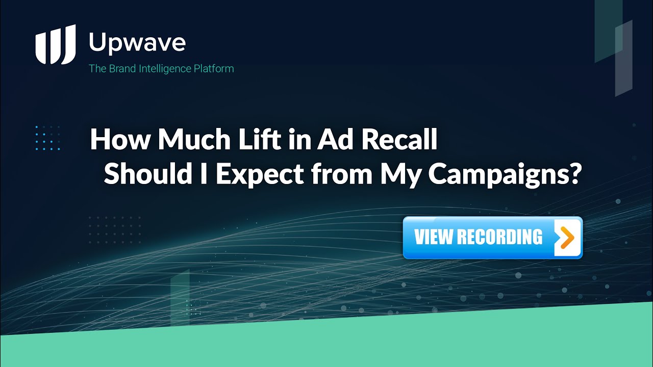 Webinar How Much Lift in Ad Recall Should I Expect from My Campaigns ...