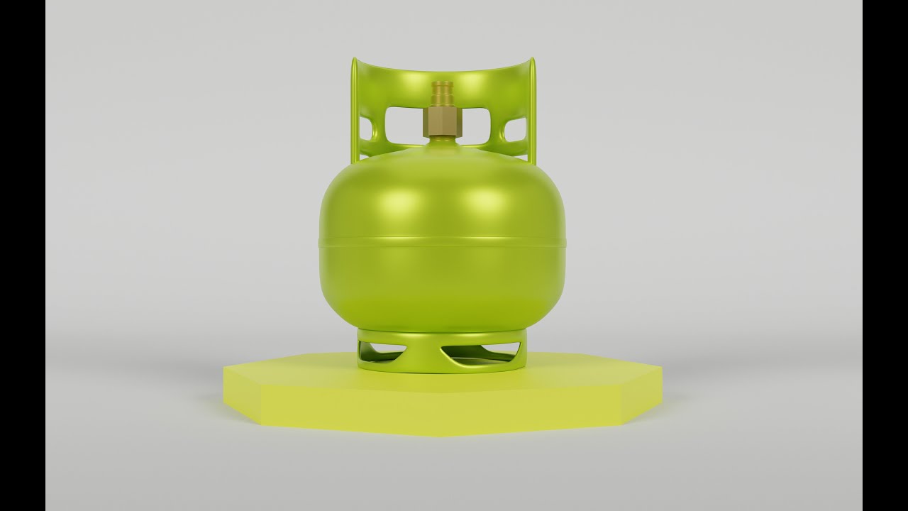 Tutorial blender untuk pemula ke 16 - Cara membuat tabung gas ( gas ...