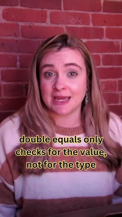 Double Or Triple Equals In Javascript Javascripttutorials Javascript Or Youtube 