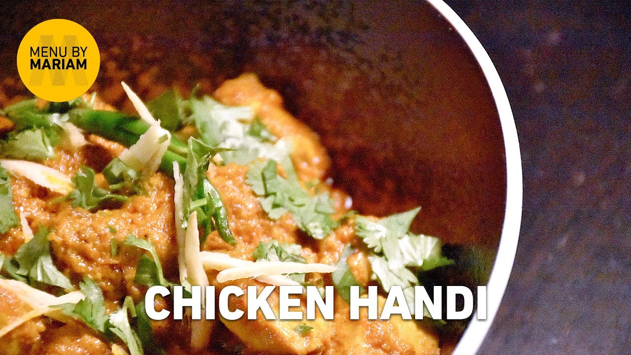 Chicken Handi Quick Recipe | Menu By Mariam - YouTube