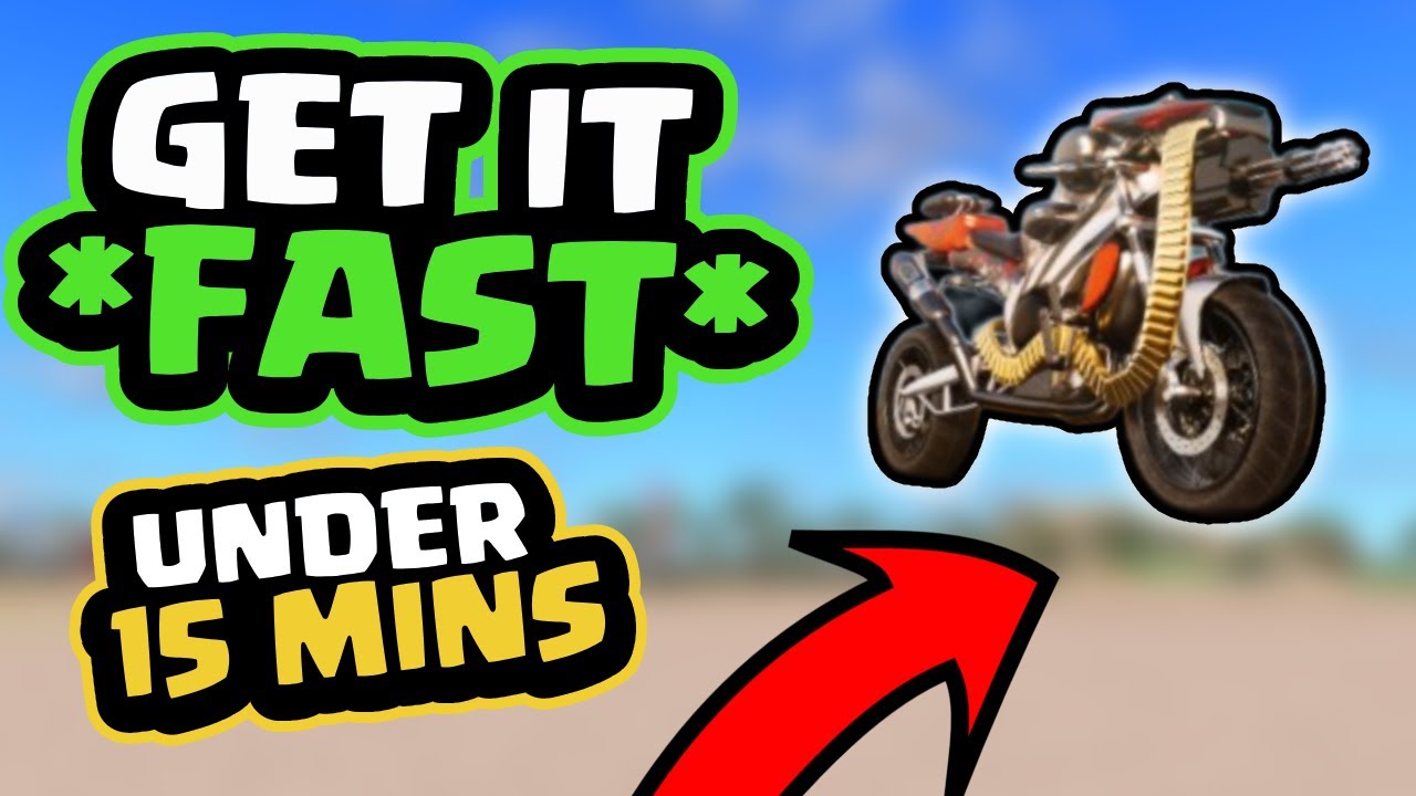 *FASTEST* WAY TO GET THE NEW MINIGUN MOTORCYCLE! (Military Tycoon ...