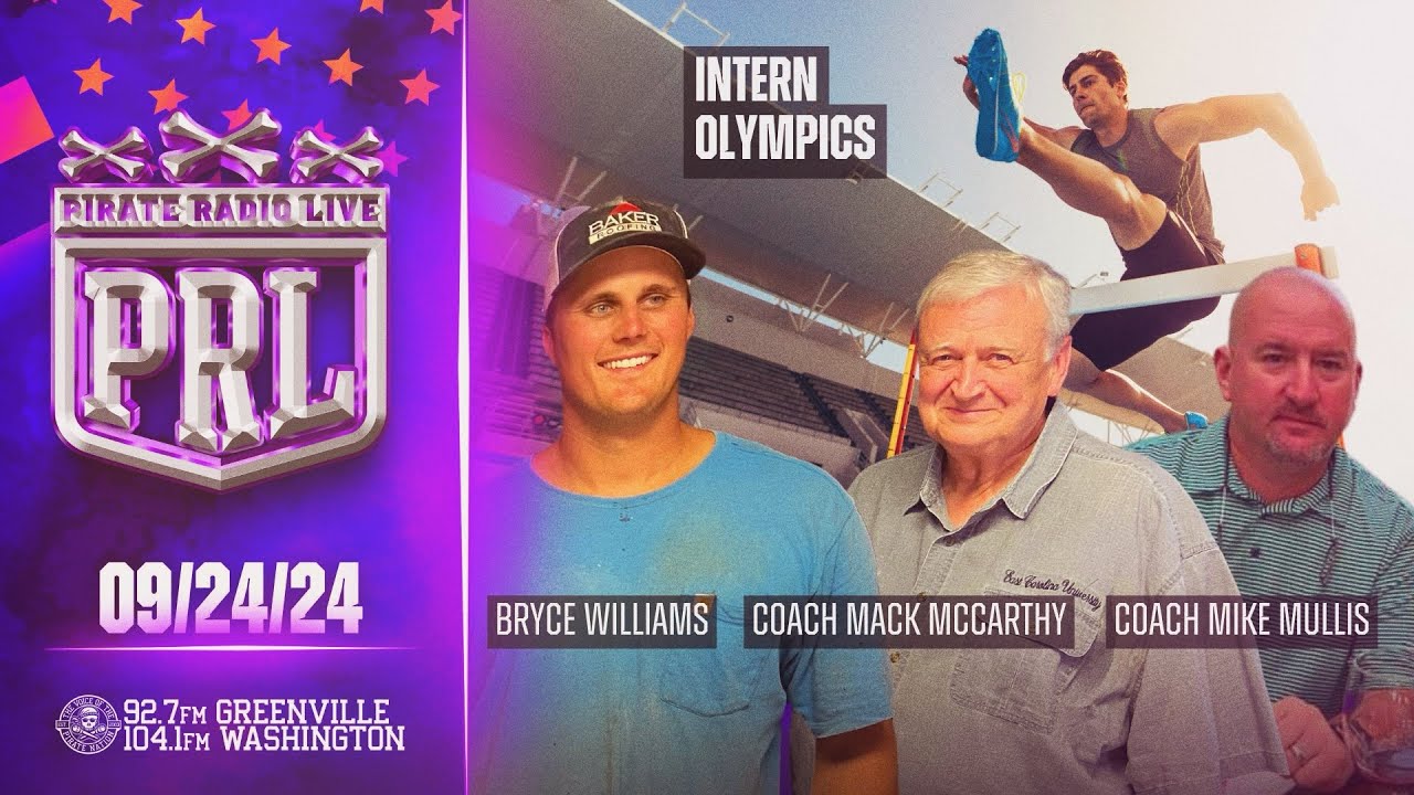 Pirate Radio Live - 9/24/2024 - Coach Mack, Mully, Dugan Lloyd, Bryce ...