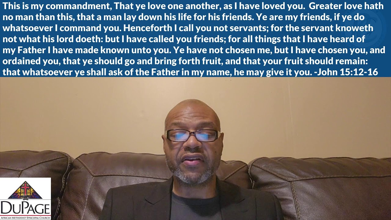 Lenten Devotion with Rev. Bruce - YouTube