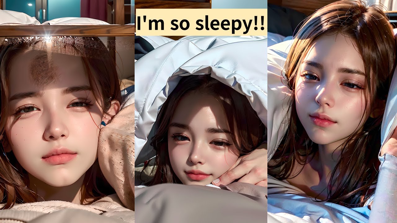 [4k] I'm so sleepy! 재워주세여~ [lookbook] - YouTube