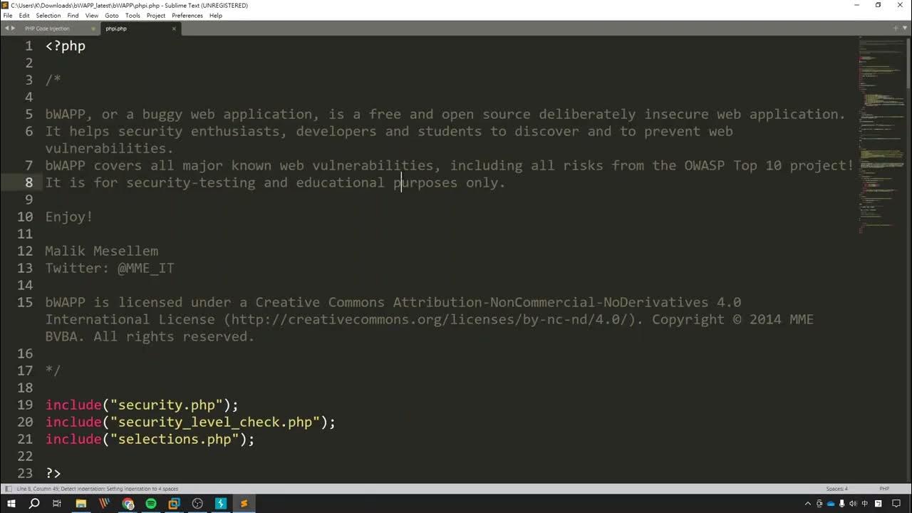 bWAPP (bee-box) - PHP Code Injection | PHP代碼注入 | bWAPP 教學 | bWAPP tutorials - YouTube