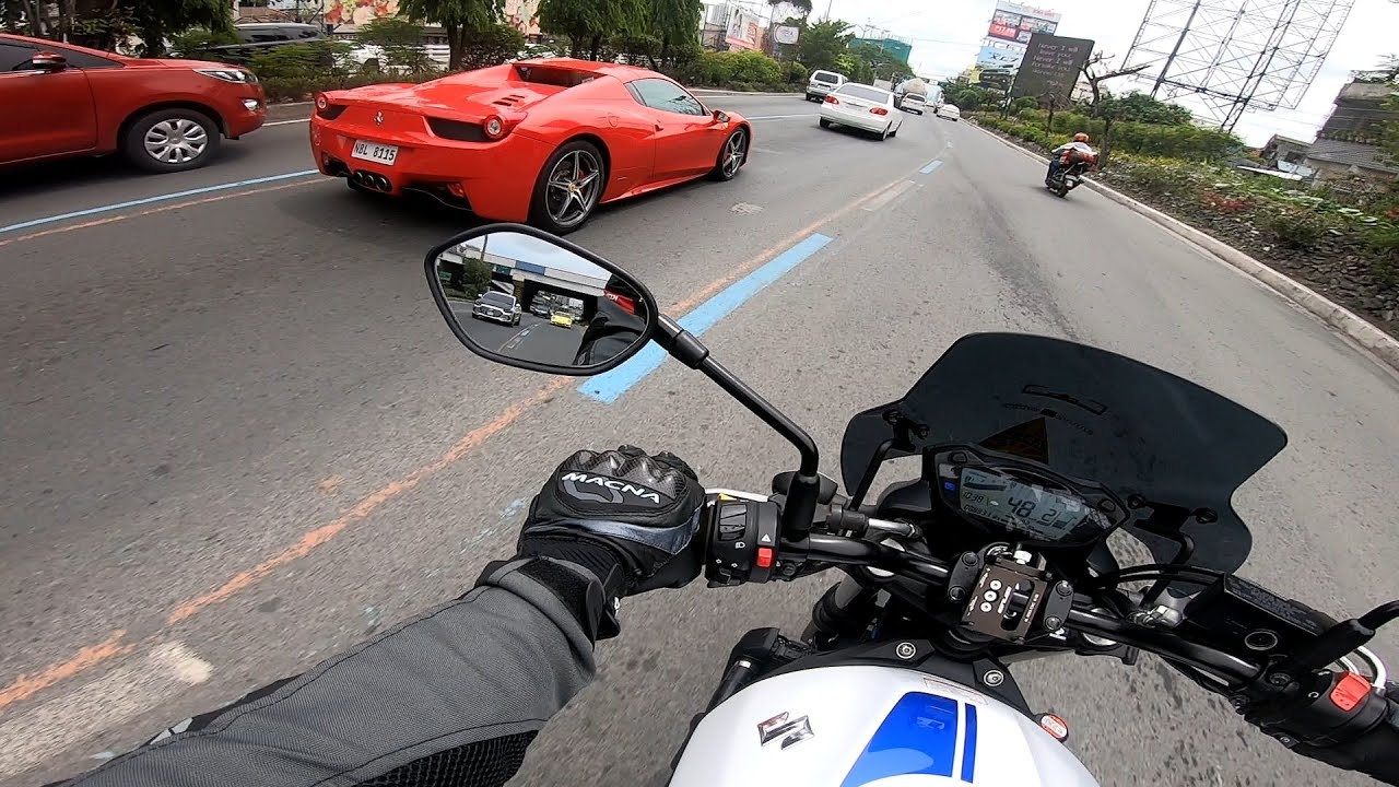 Suzuki SV650 Top Speed Test Drive | SLEX - YouTube