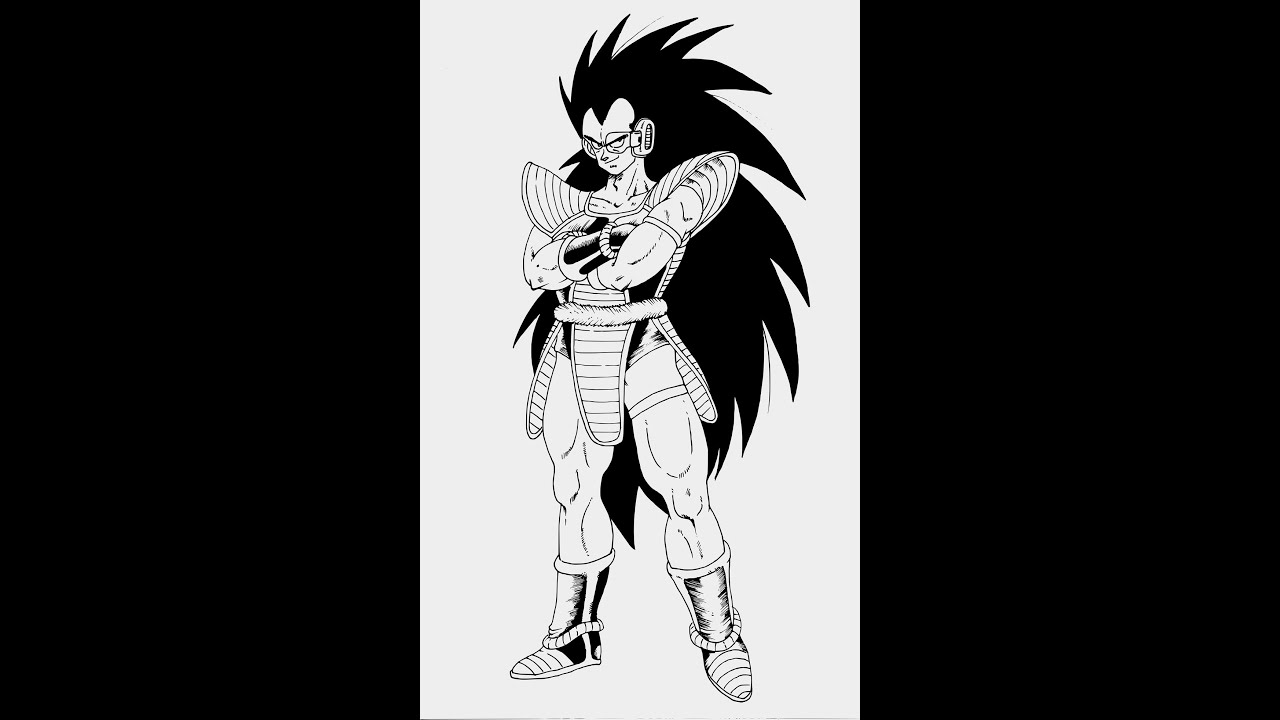 Copy Drawing - Dragon Ball: Raditz - YouTube