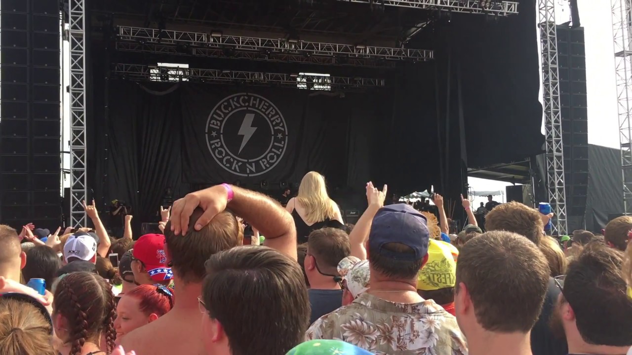 Rockfest KC 2017 - Buckcherry - YouTube
