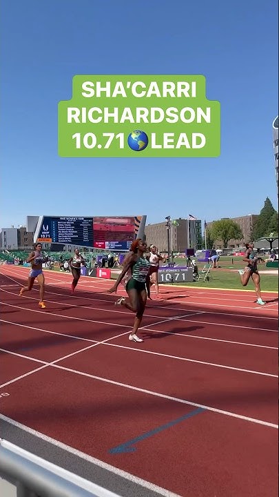 Sha’Carri Richardson 10.71 100m world lead! - YouTube