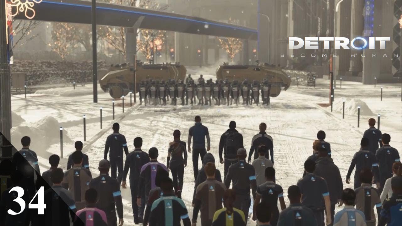 Detroit: Become Human Walkthrough Part 27: Freedom March - YouTube