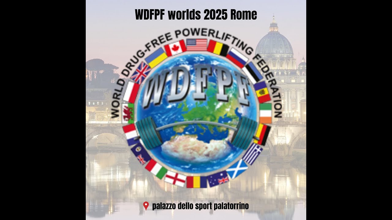 WDFPF wc deadlift 2025 Rome platform B - YouTube