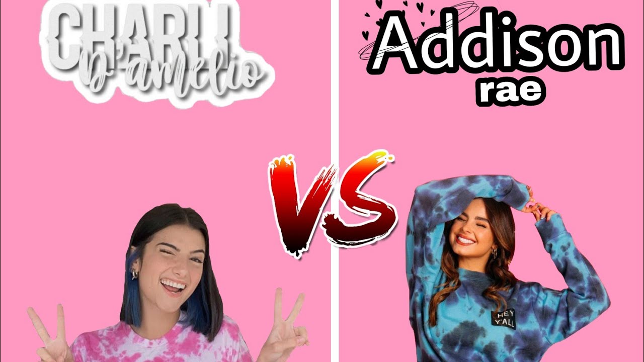 Charli vs Addison #part1 - YouTube