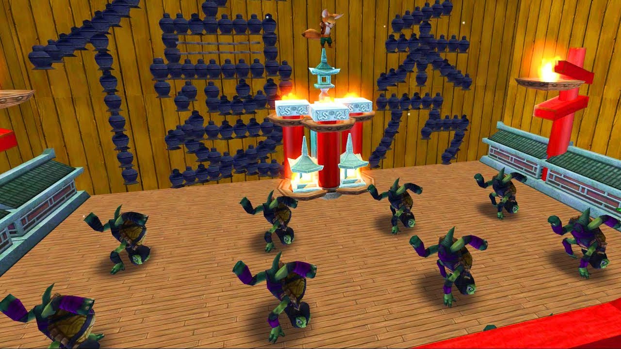 Wizard101: NINJA TURTLE DOJO - Huge Castle Magic House Part 2 - YouTube