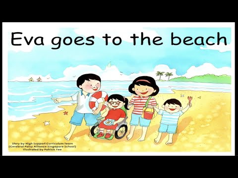 Eva Goes to the Beach (Sensory Story) - Audio Book - YouTube