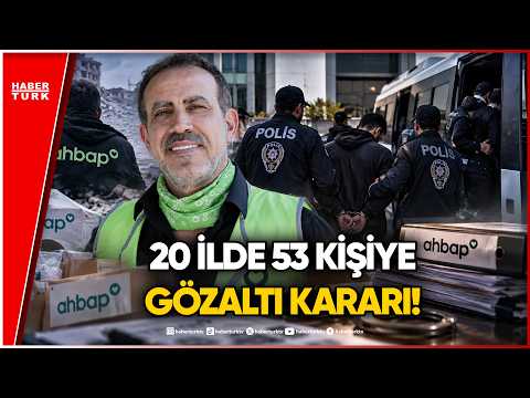 SON DAKİKA! AHBAP Soruşturmasında 5. Dalga Operasyon!