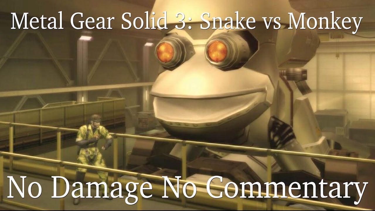 Metal Gear Solid 3: Snake Vs Monkey 1st Place No Damage All Stages (No ...