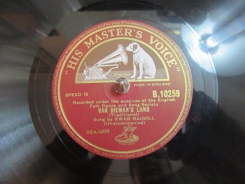 Ewan MacColl - Lord Randall - Border Ballad - Scottish Folk 78 rpm ...