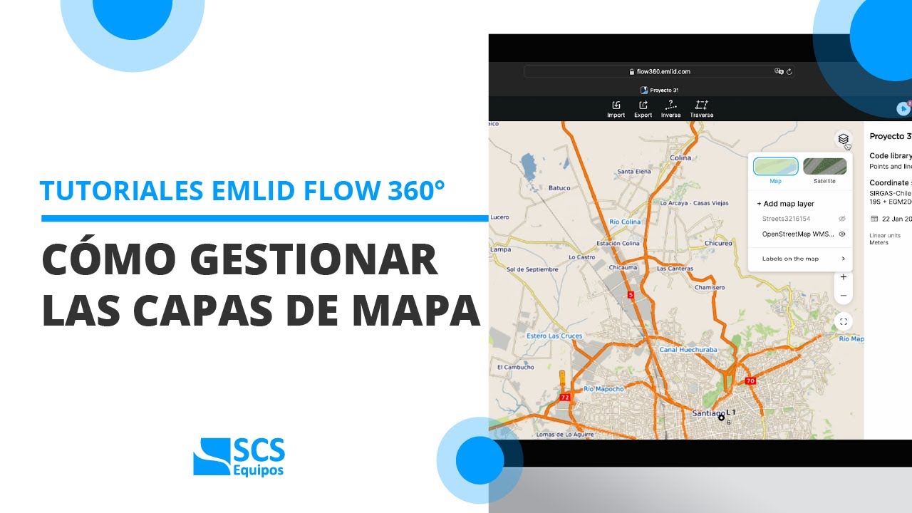 Cómo gestionar las capas de mapa en Emlid Flow 360 - YouTube