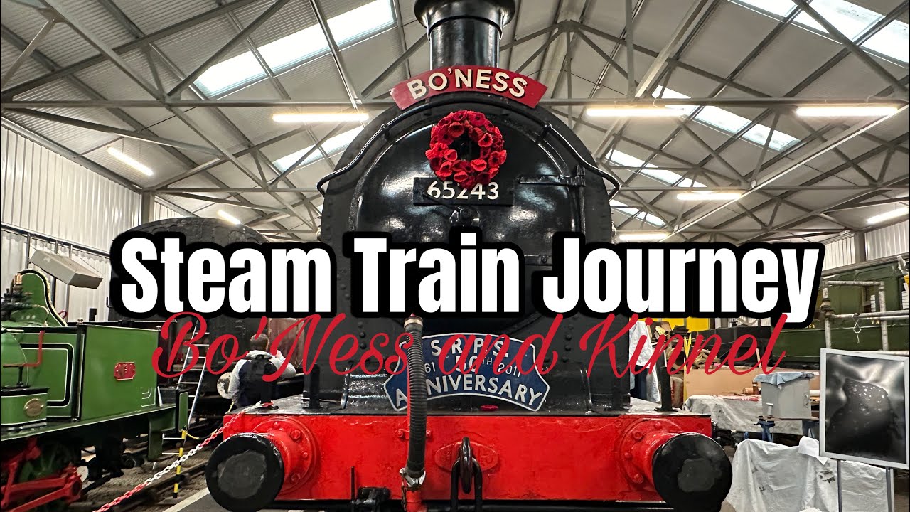 Scenic Steam Train Journey on the Bo’ness & Kinneil Railway | A Step Back in Time! - YouTube