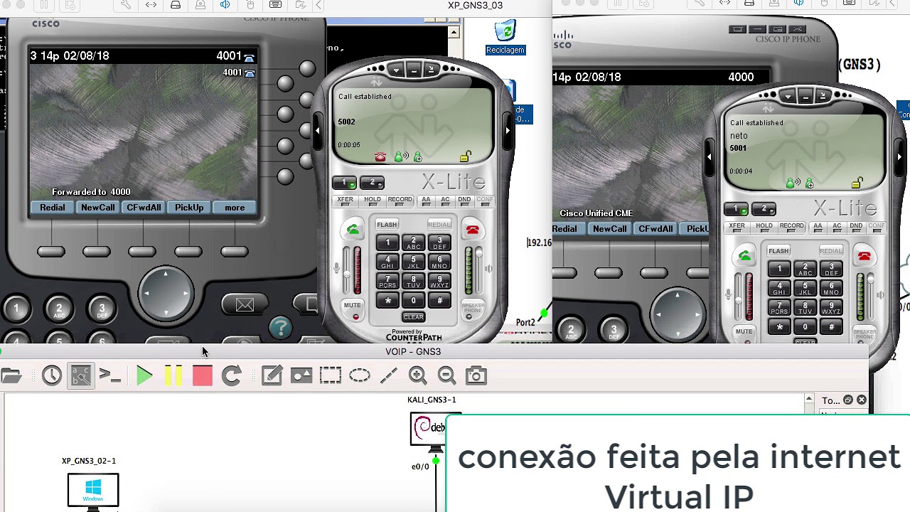 SIP - Via VPN and VIrtual IP Fortinet - YouTube