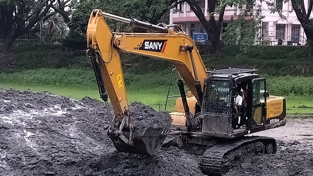 sany excavator || jcb || hawk lane @RubinaForhad - YouTube