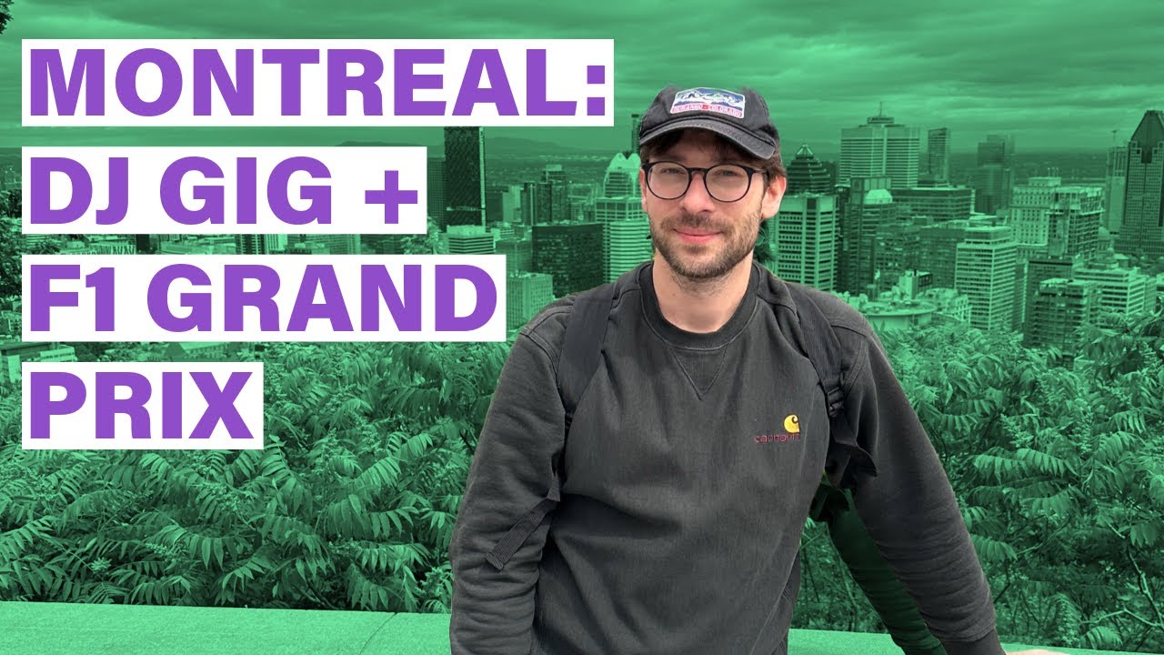 VLOG: DJing overseas + visiting F1 Paddock Club in Montreal - YouTube