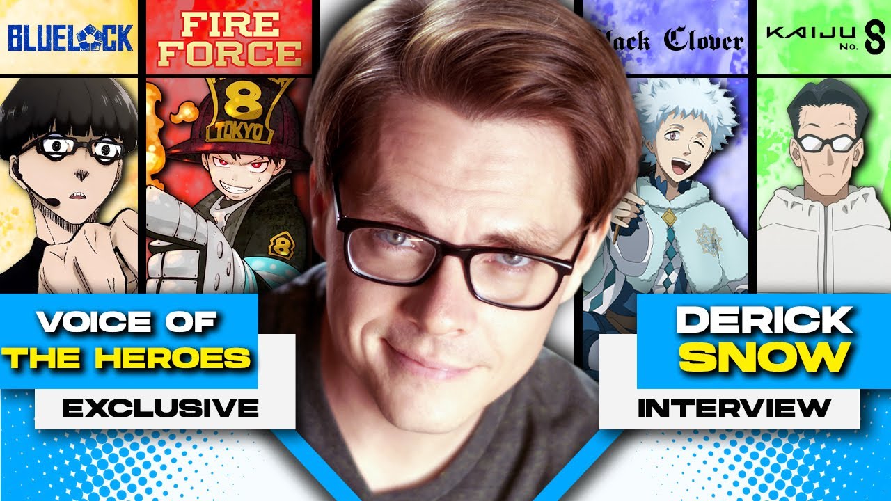 Derick Snow English Dub Voice Actor Of Shinra Talks Fire Force Season 3 ...