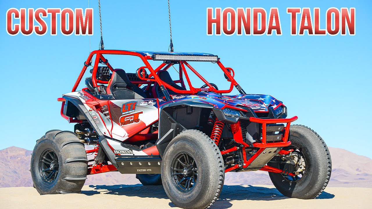 Custom CT Racing Honda Talon - DirtWheels Magazine - YouTube