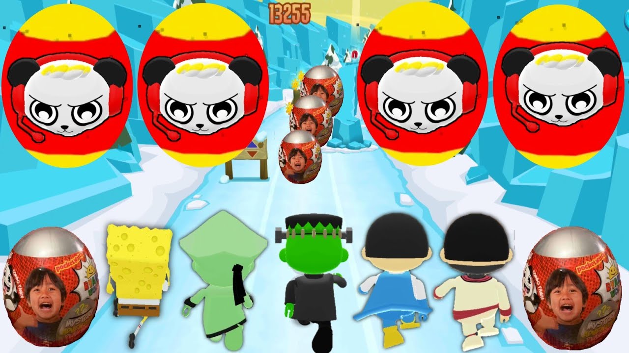 Tag with Ryan - Blue Titan vs Ghost Pirate Ryan vs Ryan Stein vs Tiger ...