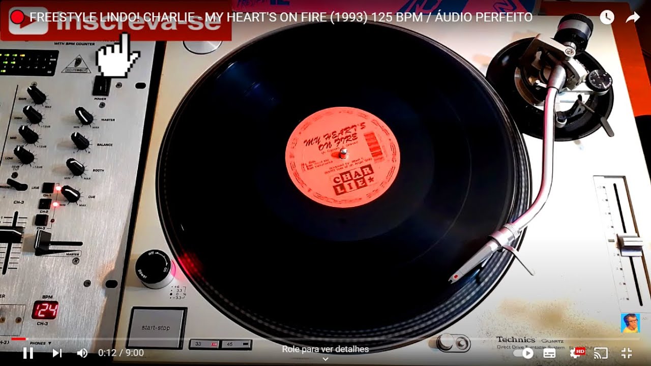 🔴 FREESTYLE LINDO! CHARLIE - MY HEART'S ON FIRE (1993) 125 BPM / ÁUDIO ...