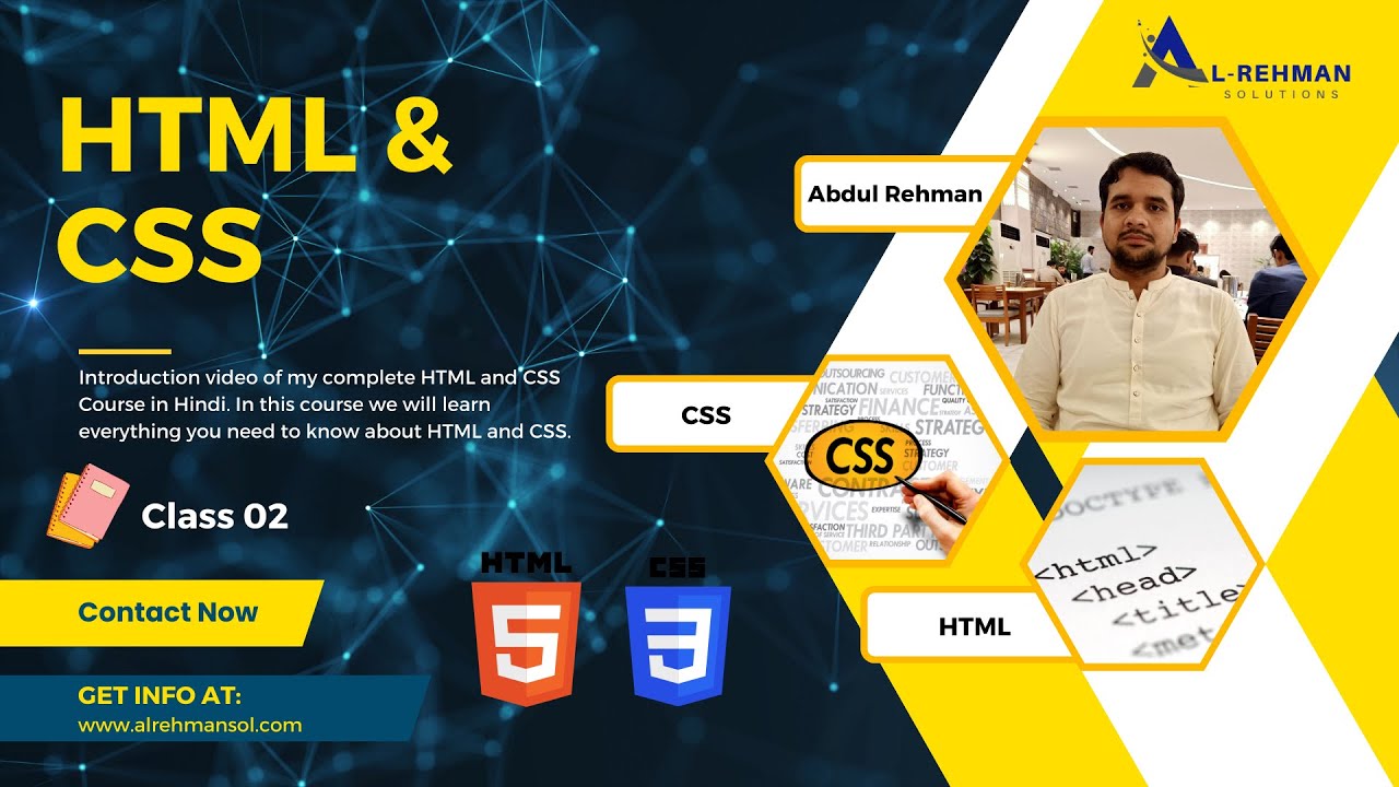 Html And Css Introduction Tutorial 02 Youtube 6001
