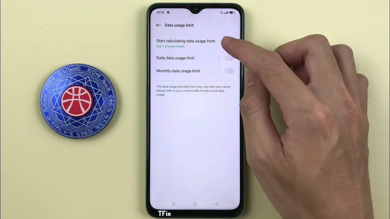 Limit data usage, data usage warnings on OPPO A57 Android 12 - YouTube