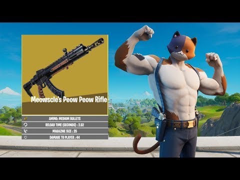 Meowscles is coming back as a boss in Fortnite - YouTube